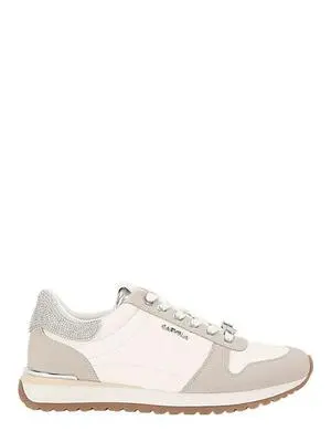 Carvela Faux-leather Low-top Trainers - White