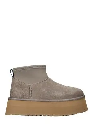UGG Classic Mini Dipper Suede Boots Taupe