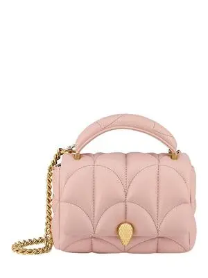 BVLGARI Serpenti Sugarloaf Leather Shoulder Bag - Pink