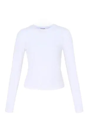 Sweaty Betty Essential Sculpt Long-sleeve Top - White