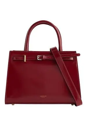 VERAFIED Suede Tote Bag - Maroon