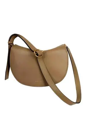 WANDLER Leather Crossbody Bag - Brown