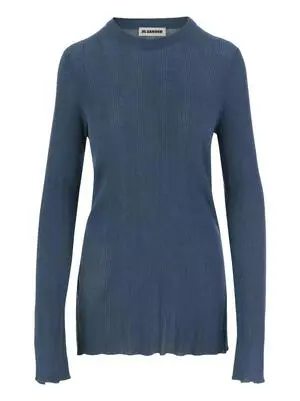 JIL SANDER Wool Jumper - Blue