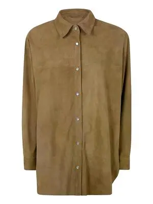 SALVATORE SANTORO Suede Jacket - Neutrals
