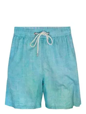 Paul & Shark Logo Swim Shorts - Blue