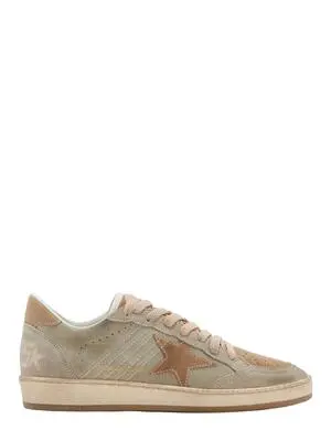 GOLDEN GOOSE Ballstar Suede Sneakers - Neutral