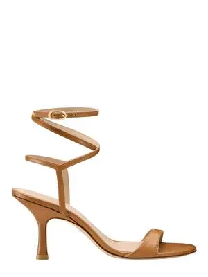 STUART WEITZMAN Nudist Ankle-wrap Sandals - Macchiato