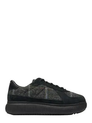 Onitsuka Tiger Delecity Tweed Sneakers - Black/verdigris/green