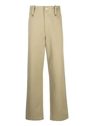 Burberry Straight-leg Loose Fit Trousers - Beige