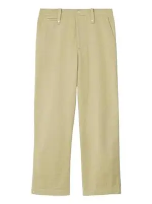 Burberry Loose Fit Casual Pants - Beige