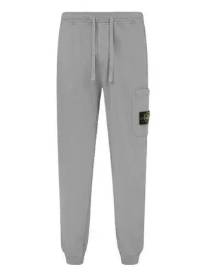 Stone Island Logo Joggers - Grey