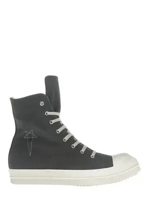Rick Owens Pentagram High Top Sneakers - Dark Dust/milk