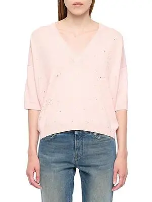 Zadig&Voltaire Wully Lico V-Neck Sweater Bebe