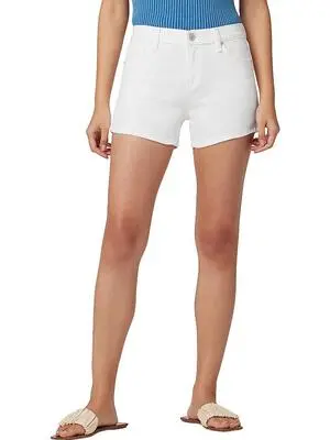 Hudson Jeans Gemma Mid-rise Denim Shorts - Clean White