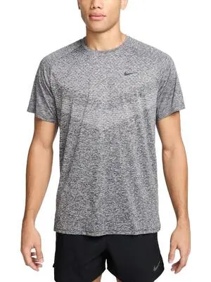 Nike Stride Dri-FIT ADV Running T-Shirt Black/ Heather