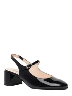 NEROGIARDINI Slingback Block Heel Pumps - Black