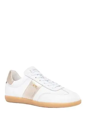 NEROGIARDINI Low Top Sneaker - White/ Gold
