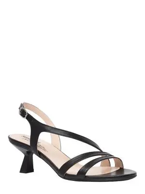 NEROGIARDINI Slingback Kitten Heel Sandal - Black