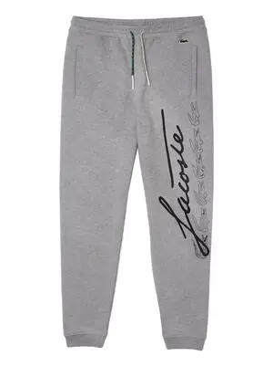 Lacoste Printed Heather Track Pants - Grey