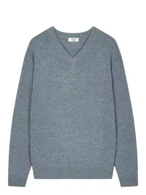 STUDIO TOMBOY V-neck Jumper - Blue