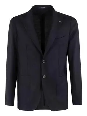 Tagliatore Patch Pocket Blazer - Blue