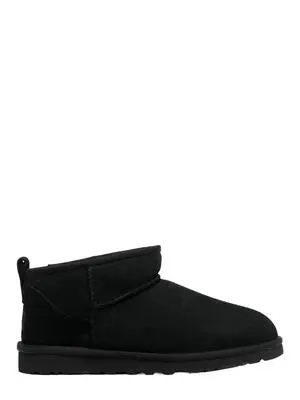UGG Classic Ultra Mini Suede Boots - Black