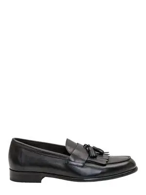 DOUCAL'S Tassel Loafers - Black