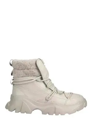 Emporio Armani Leather Boots - Neutrals