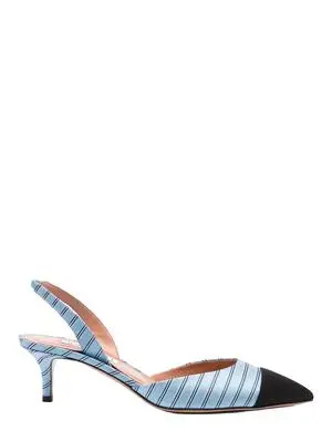 AQUAZZURA Aquazzura Stripe Slingback Pumps