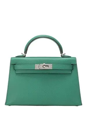 HERMÈS Epsom Sellier Kelly 20 Mini