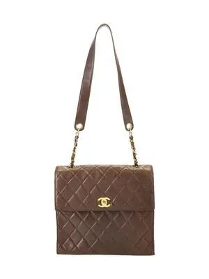 CHANEL Lambskin Shoulder Bag