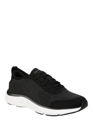 Dr. Scholl'S Plantar Fasciitis Leather Sneakers - Black
