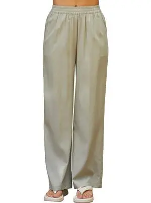 CRESCENT Tencel Blend Pull-on Pants - Eucalyptus