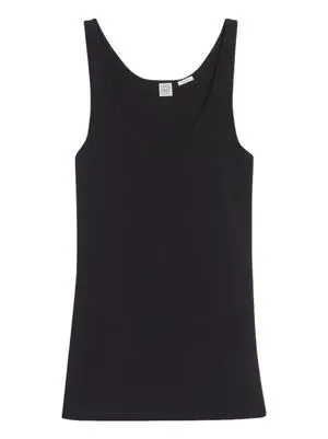TOTEME TOTEME Compact Knit Tank Black