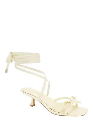 Bcbgmaxazria Imerz Ankle Wrap Sandal - Butter