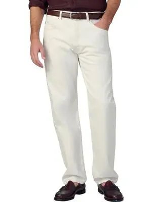 Joe's Jeans Relaxed Straight Leg Jeans - Ecru