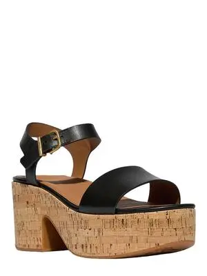 Fitflop Platform Wedge Sandal - Black