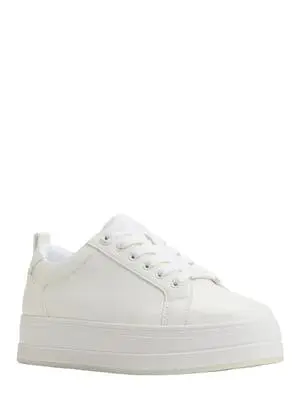 Aldo Platform Sneakers - Open White
