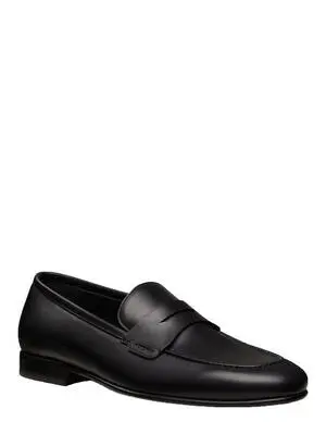 STUART WEITZMAN Banks Penny Loafer - Black