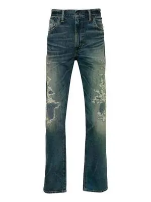 Ralph Lauren Distressed-effect Full-length Jeans - Blue