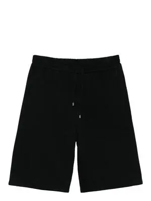 Saint Laurent Cotton Track Shorts - Black