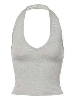NILI LOTAN Britt Halterneck Top - Grey