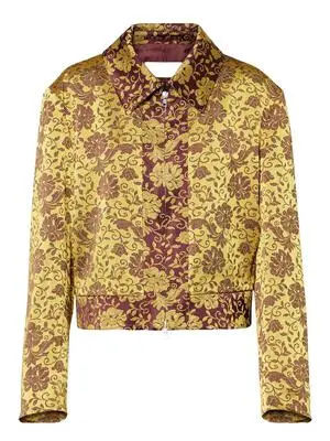 Dries Van Noten Floral Jacquard Jacket - Multicoloured