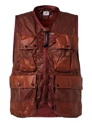 C.P. COMPANY Cs Ii Logo Technical Vest - Brown