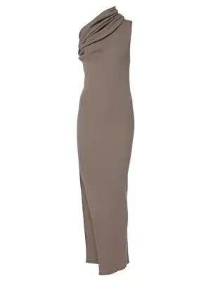 Rick Owens One-shoulder Maxi Dress - Brown