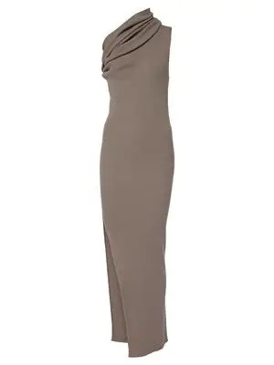 Rick Owens One-shoulder Maxi Dress - Brown
