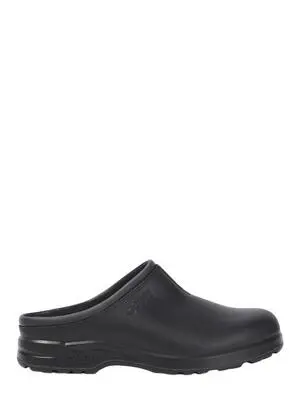 Comme Des Garçons Leather Mules - Black