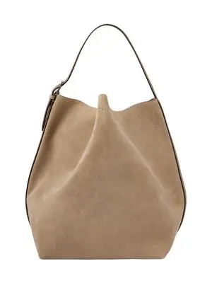 TOTÊME Suede Tote Bag - Beige