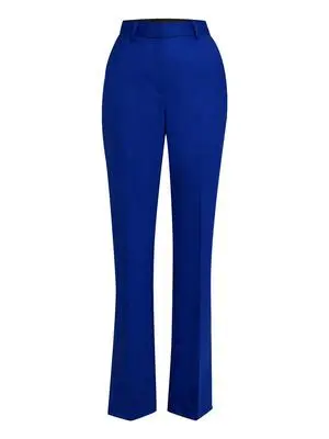 ARGENT ARGENT Straight-Leg Seasonless Wool Trousers Lapis