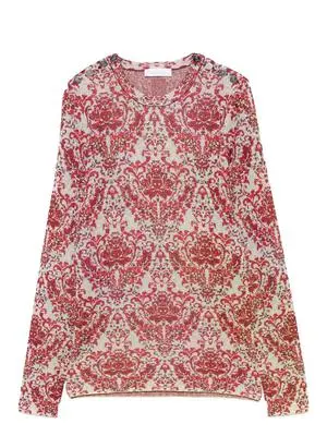 PACO RABANNE Rabanne Paisley-Jacquard Top
